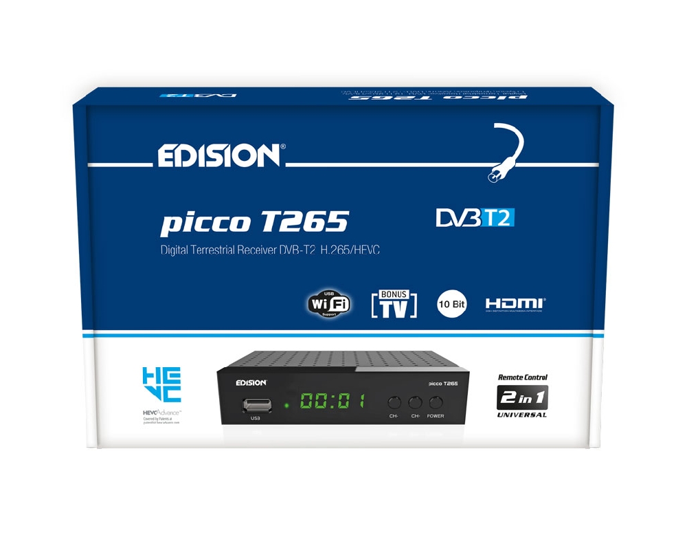 RECEIVERS / TERRESTRIAL / CABLE / PICCO T265